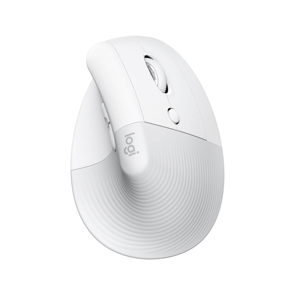 Logitech Lift Vertical Blanc | Maroc